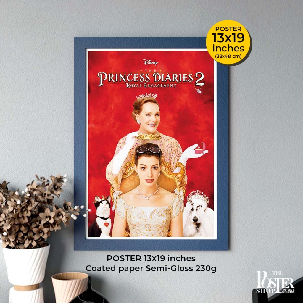 The Princess Diaries Poster (2001) Anne Hathaway ภาพขนาด 13x19 นิ้ว ...