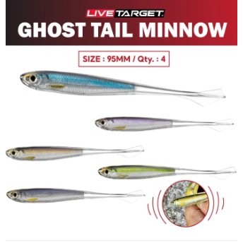 เหยื่อปลอม LIVE TARGET GHOST TAIL MINNOW | Shopee Thailand