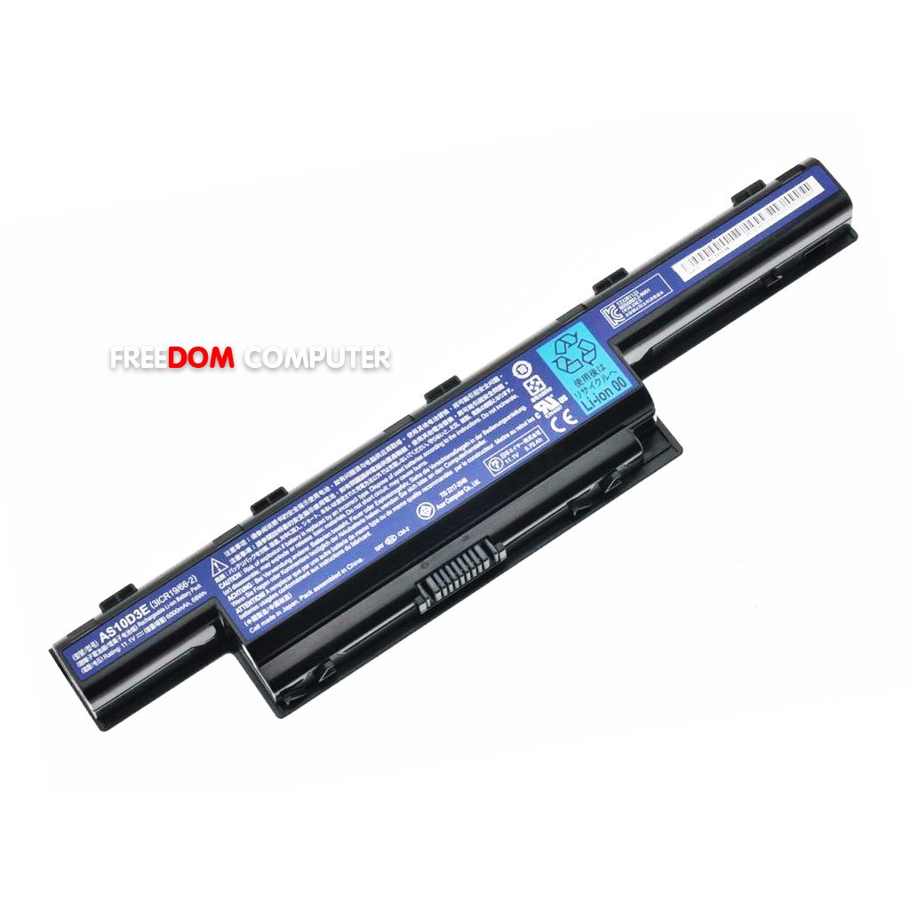 แบตเตอรี่โน๊ตบุ๊ค(แท้) AS10D3E AS10D5E 6000mAh สำหรับ ACER Travelmate ...