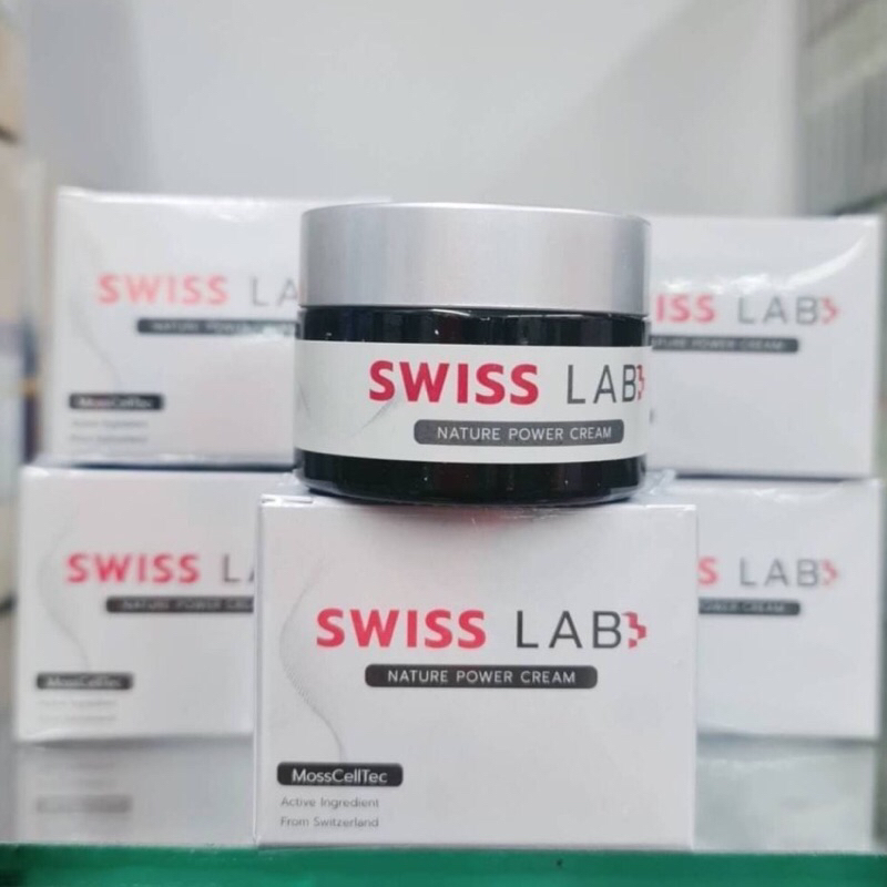 ⚡️พร้อมส่งถูกสุด⚡️ ครีมสวีทแลบ Swiss Lab Nature Power Cream ครีมบำรุงผิวหน้าขาวเนียนใส ครีมอา ...