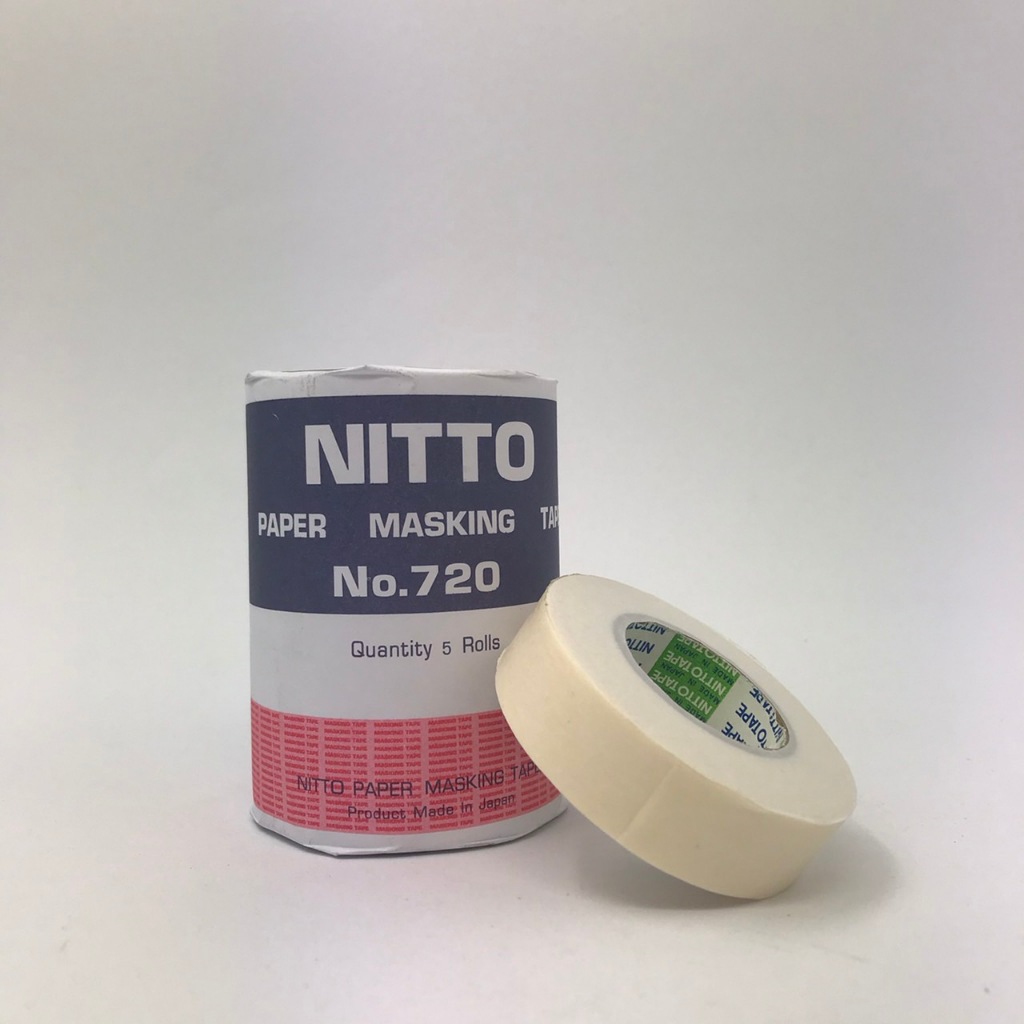 เทปนิตโต(NITTO)PAPER MASKING TAPE NO.720(18MM*18M) | Shopee Thailand