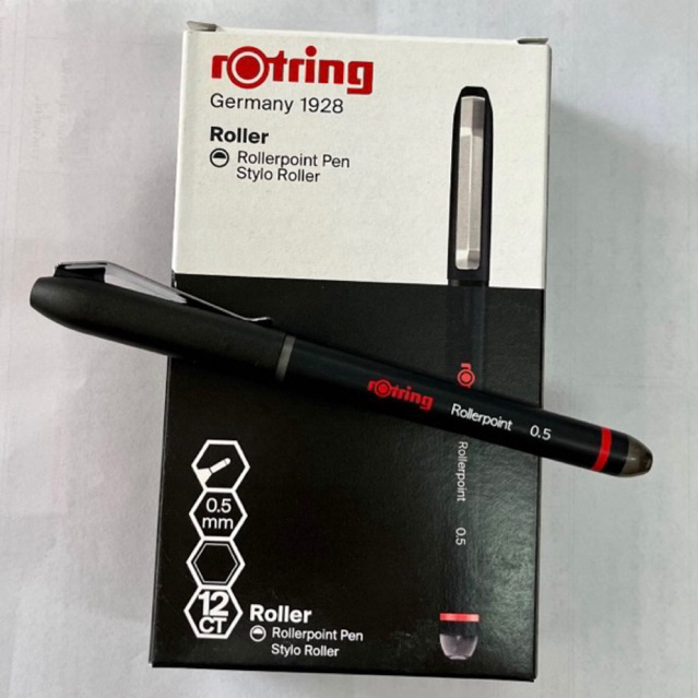 Rotring rollerpoint pen 0.5mm หมึกสีดำ 1 ด้าม | Shopee Thailand