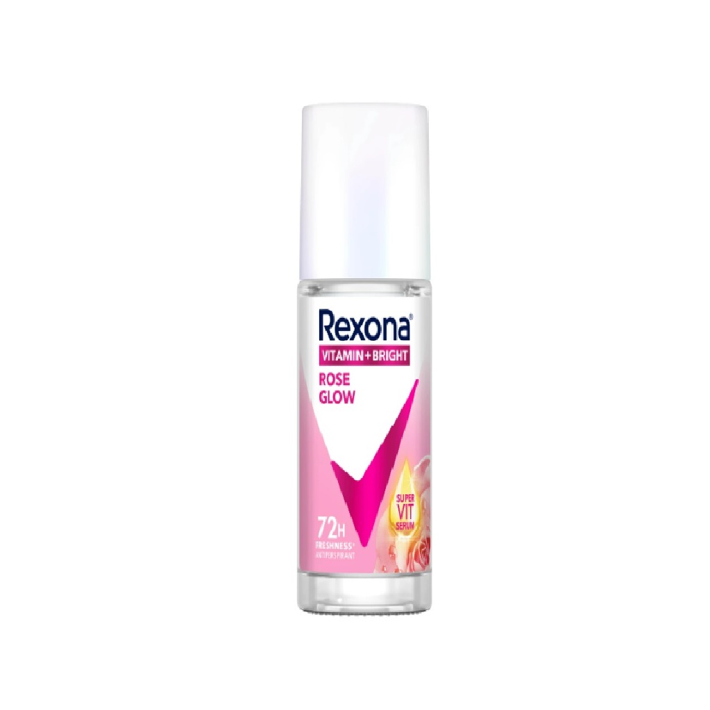 Rexona Women Rollon Vitbrt Rose Glass 45Ml เรโซนา ไบรท์ โรส ขวดแก้ว 45 ...