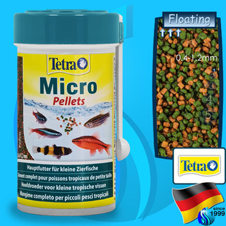Tetra Micro Crips / Granules / Pellets / Sticks 100ml อาหาปลาน้ำจืดทุก ...