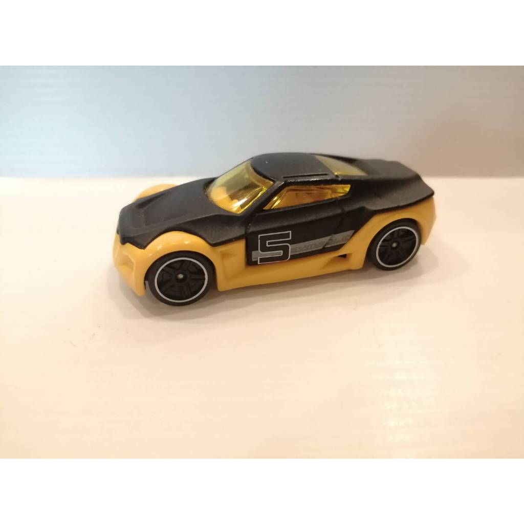 Mattel Hot Wheels Yellow & Black Symbolic #5 Race Car G10 | Shopee Thailand
