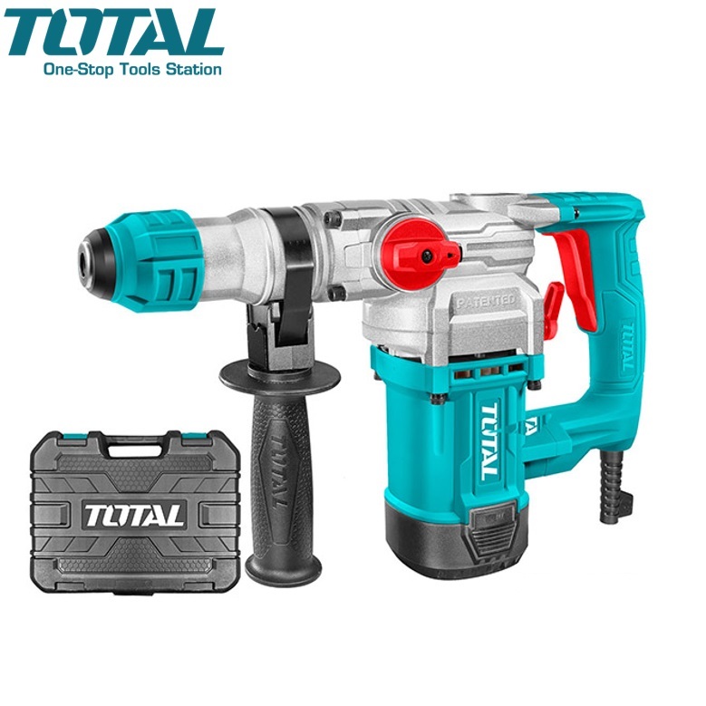 TOTAL สว่านโรตารี่ 26 มม. 1500 W (แถมดอกสว่านโรตารี่ 3 อัน + ดอกสกัด 2 ...