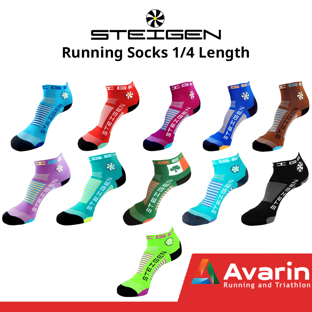 Steigen Running Socks 1/4 Length | Shopee Thailand