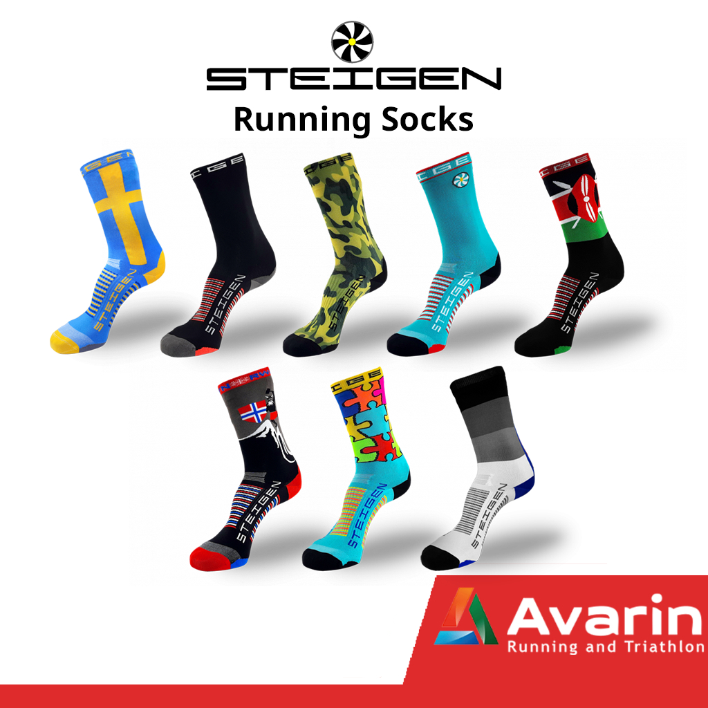 Steigen Running Socks 3/4 Length | Shopee Thailand