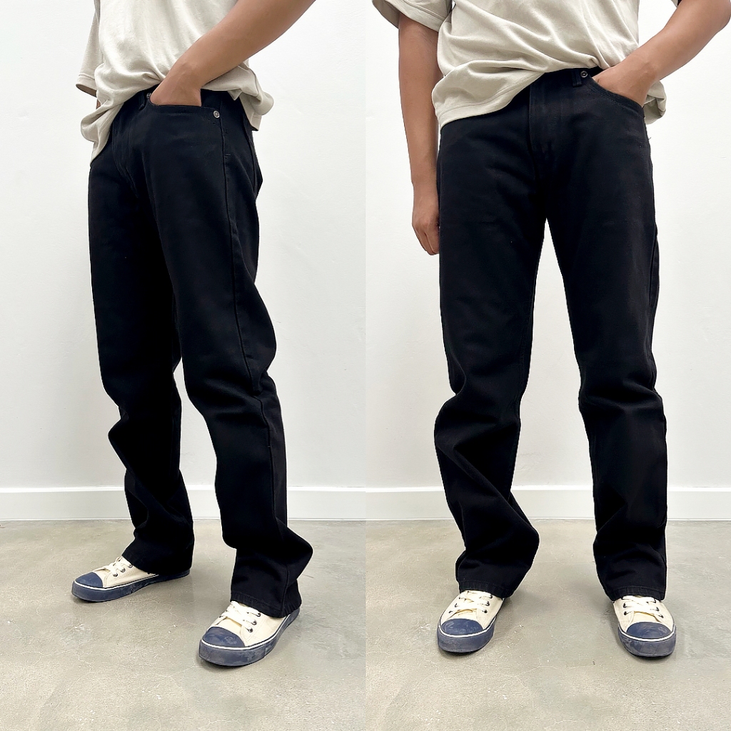 Henry Como กางเกงขายาวผู้ชายกระบอกใหญ่ | Shopee Thailand