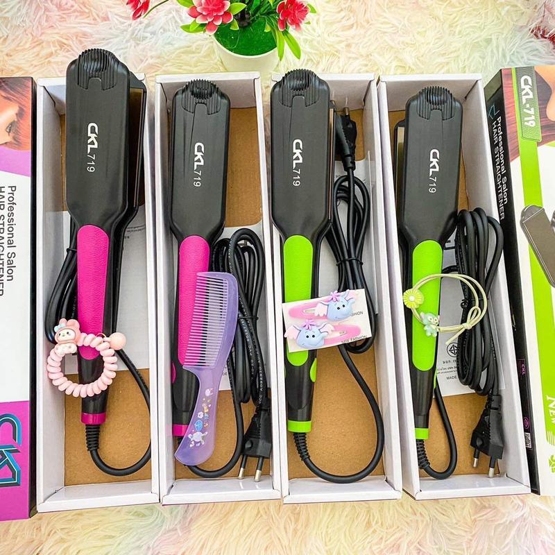 เครื่องหนีบผมตรง CKL รุ่น719/1011/1066/108 ปรับความร้อนได้ | Shopee Thailand