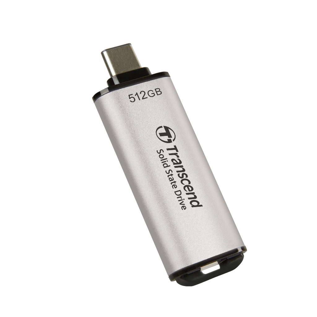 Transcend External SSD smallest 512GB : ESD300S : Type-C connectors ...