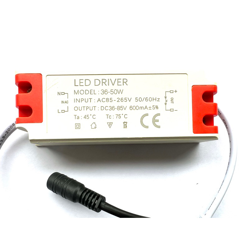LED Driver Power Supply Transformer AC85V-265V 36-50W DIY LED Strip ...