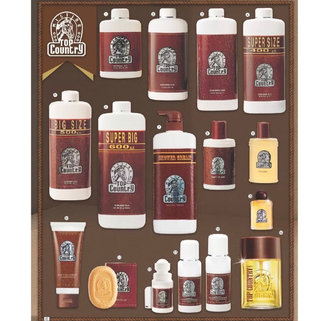 mistine top country มิสทิน ท็อป คันทรี่ แป้งโรยตัว โคโลณจ์ น้ำหอม โฟม ...