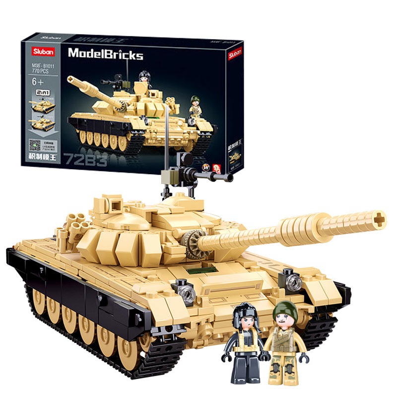 ProudNada Toys ของเล่นเด็ก ตัวต่อ ทหาร รถถัง Sluban ARMY 930 PCS M38-B0980 | Shopee Thailand