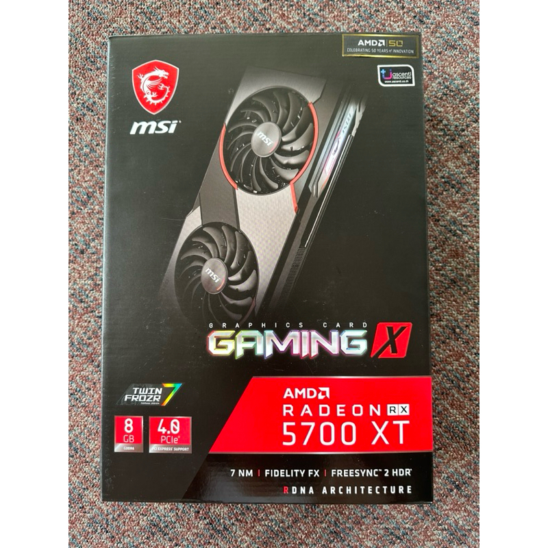 Msi gaming X rx 5700xt 8g | Shopee Thailand