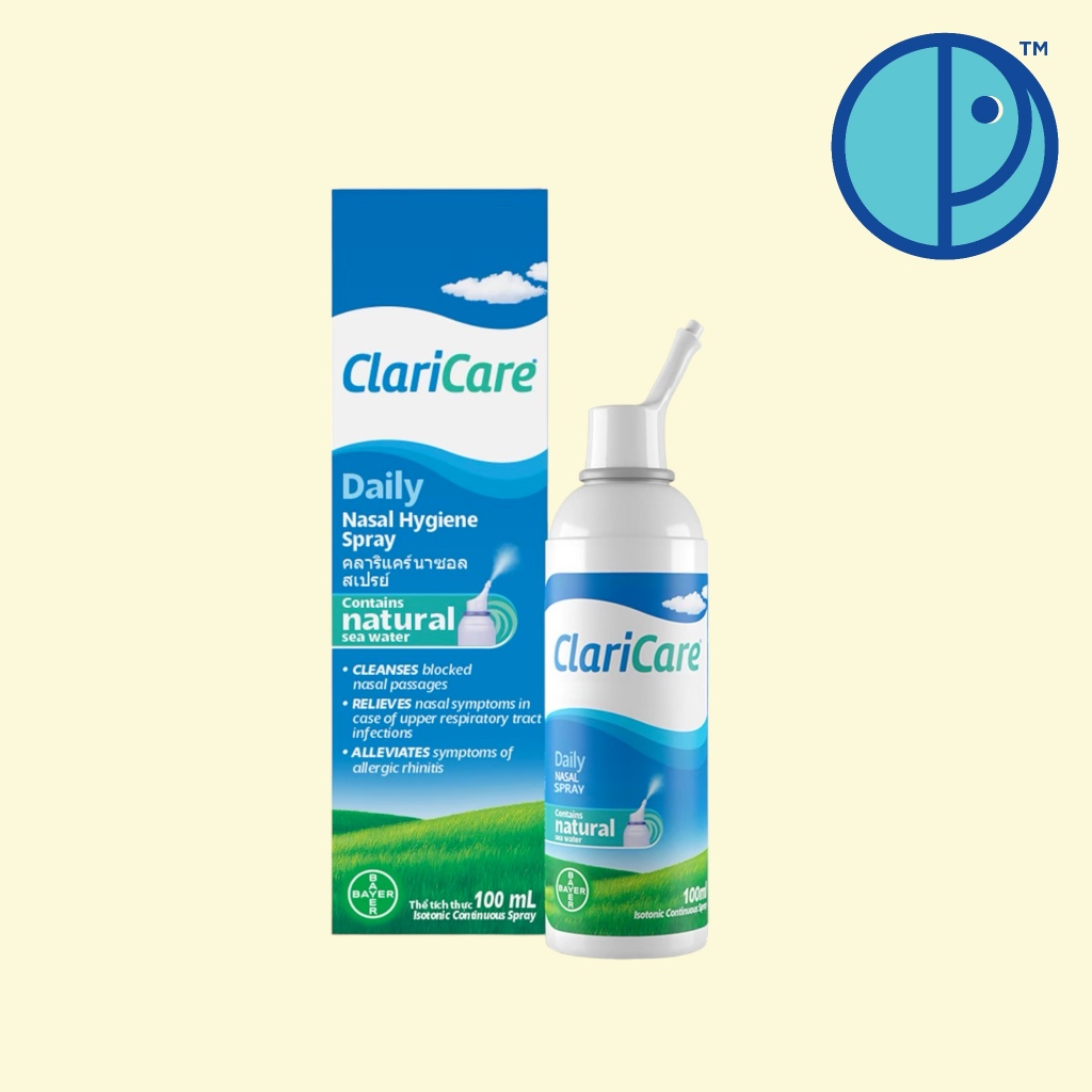 ClariCare® Daily Nasal Hygiene Spray 100 ml. สเปรย์น้ำเกลือธรรมชาติ ...