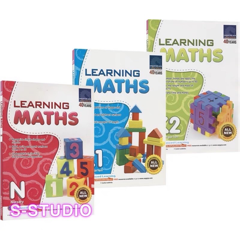 จัดส่งทุกวัน Learning Mathematics 1-6 SAP Math Thinking Training ...