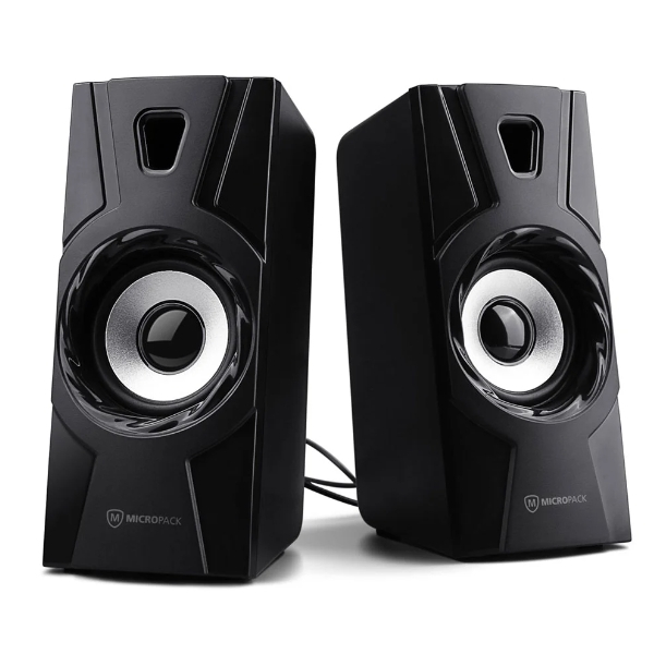 SPEAKER (ลำโพง) MICROPACK MS-213 USB POWER PURE SOUND BLACK สินค้ารับ ...