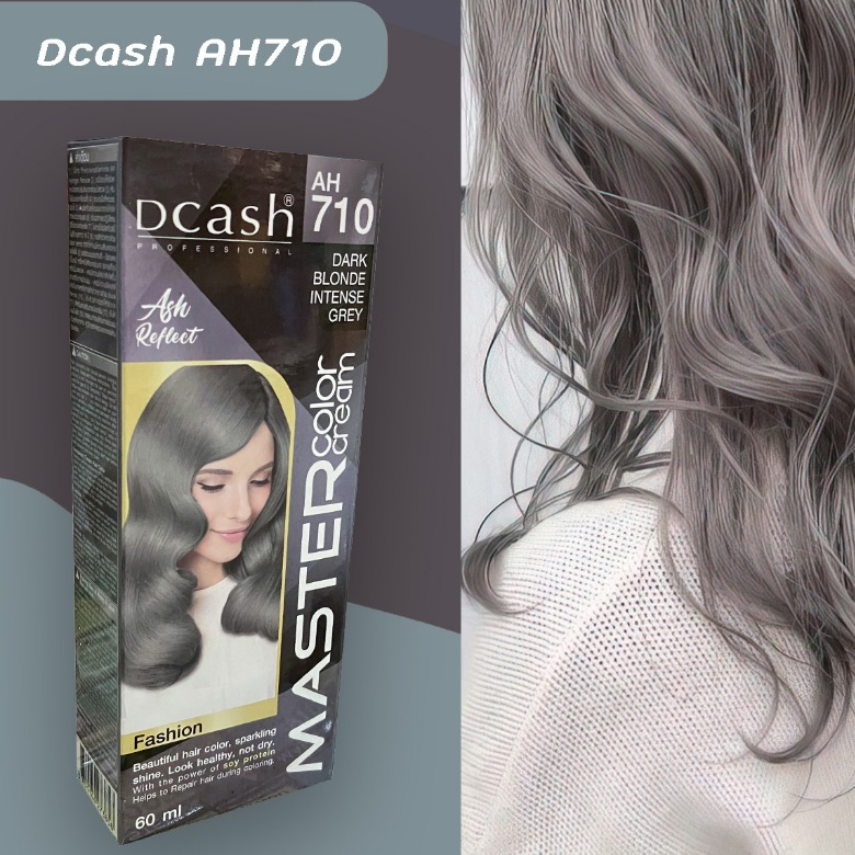 ดีแคช มาสเตอร์ 710 สีบลอนด์เข้มประกายเทาหม่น สีผม สีย้อมผม เปลี่ยนสีผม ...