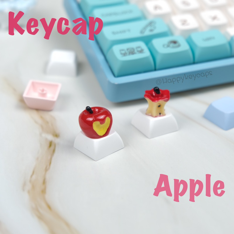 [Keycap] คีย์แคปแอปเปิ้ลสีสดใส น่ารักๆ Mechanical Keycaps , Apple ...