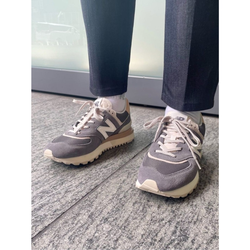 New Balance รองเท้าผ้าใบ รองเท้าลำลอง NB M 574 Apollo Grey U574LGDB ...