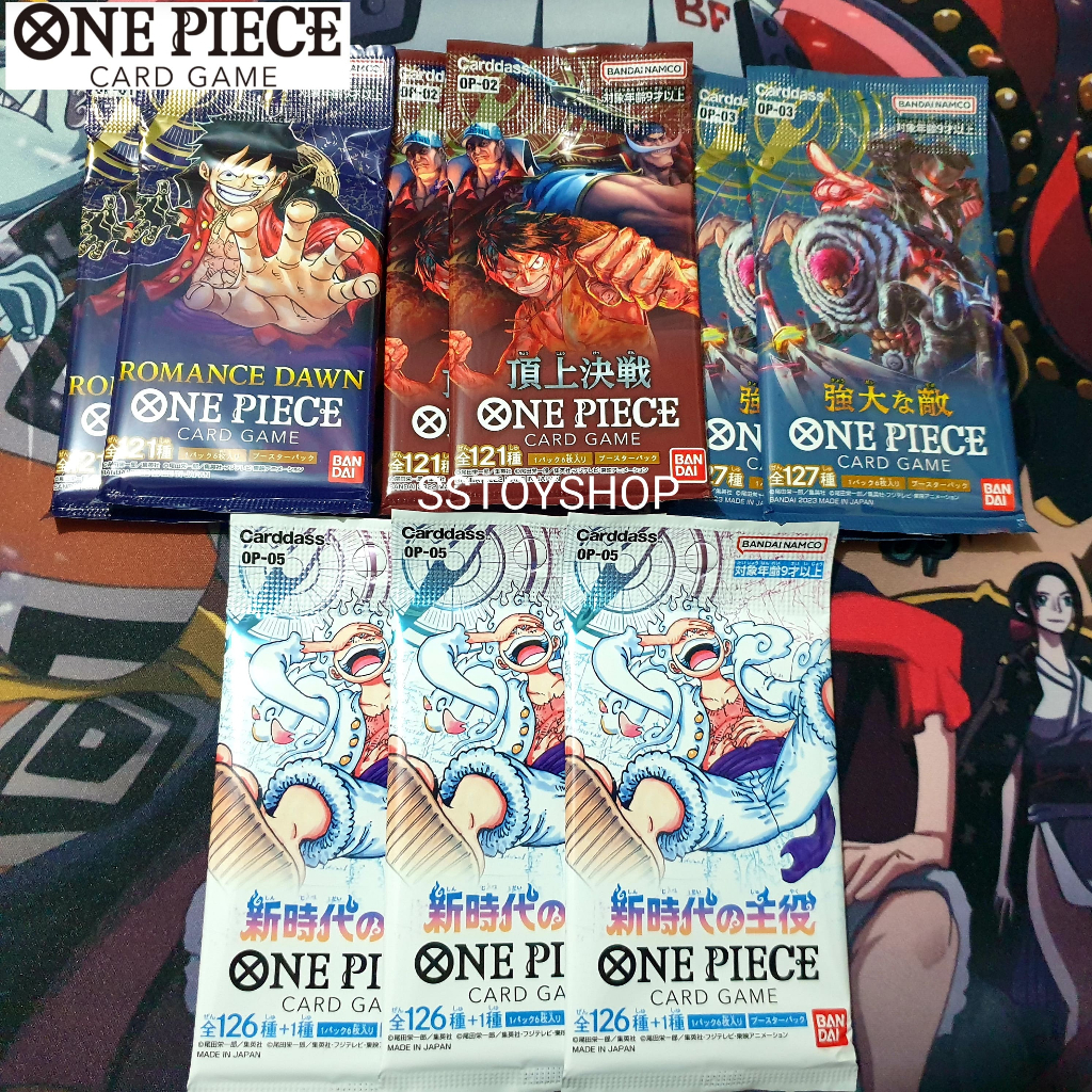 One Piece Card Game BOOSTER PACK (แยกซอง) OP01-OP05 | Shopee Thailand