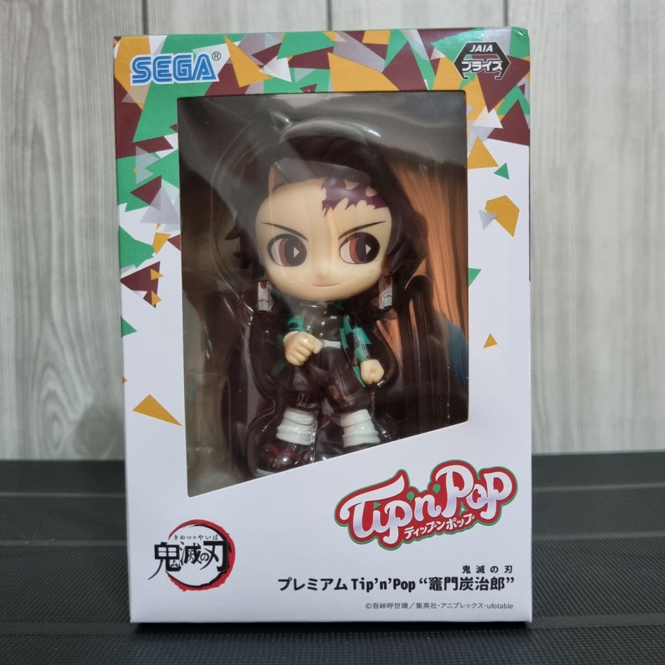 [มือ1] Demon Slayer Kimetsu no Yaiba Premium Tip'n'Pop Figure TANJIRO / NEZUKO / ZENITSU สูง 12 ...