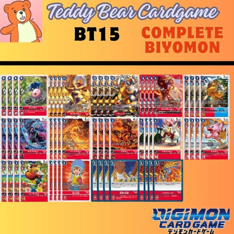 Digimon Card Game BT15: Exceed Apocalypse Complete Biyomon | Shopee Thailand
