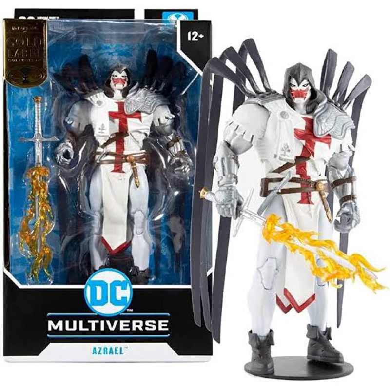 McFarlane 15171-8 DC Multiverse 7IN-Azrael White Templar (Gold Label ...