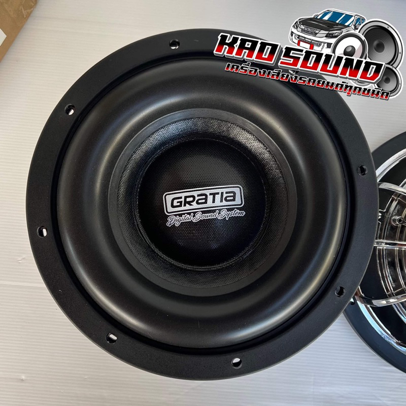 GRATIA ซับวูฟเฟอร์ 12นิ้ว โครงหล่อชุบ GT-1280A ลำโพงซับ SUBWOOFER แม่เหล็ก180หนา20x2ชั้น ว้อย75 ...