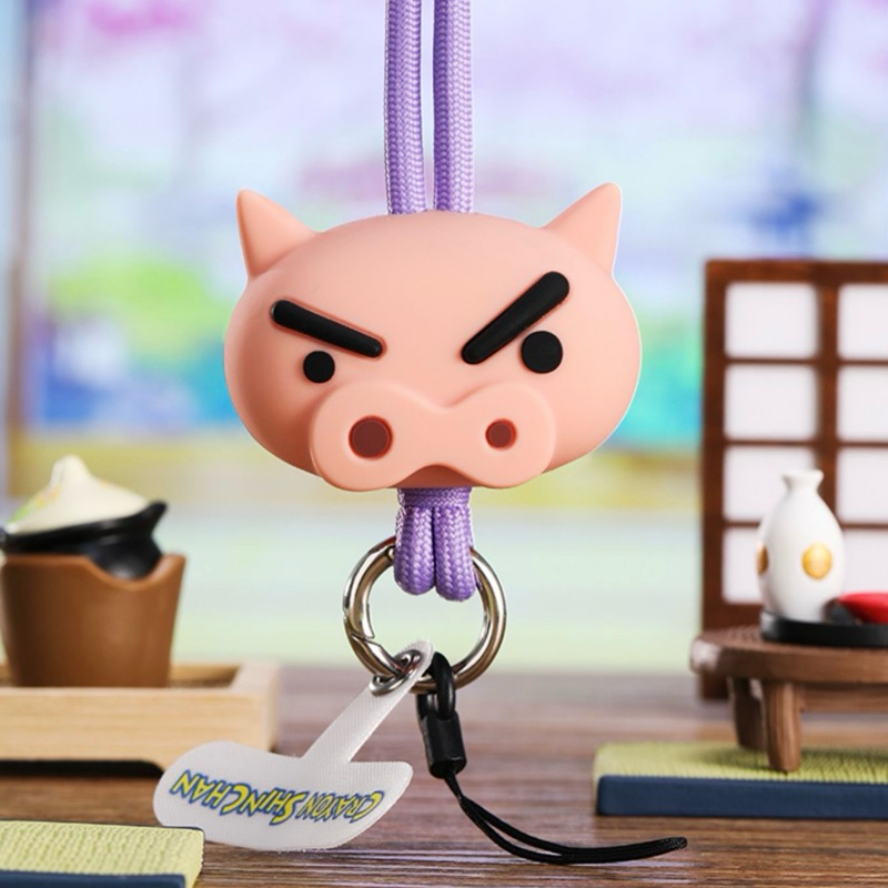 สายห้อยมือถือชินจัง ♥️crayon Shin-chan Doll Lanyard Blind Box Poo ...