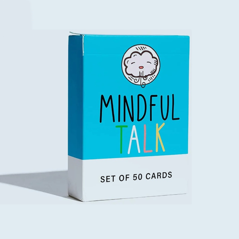 The School of Mindfulness- Mindful Talk Cards, Set of 50 Cards for ...
