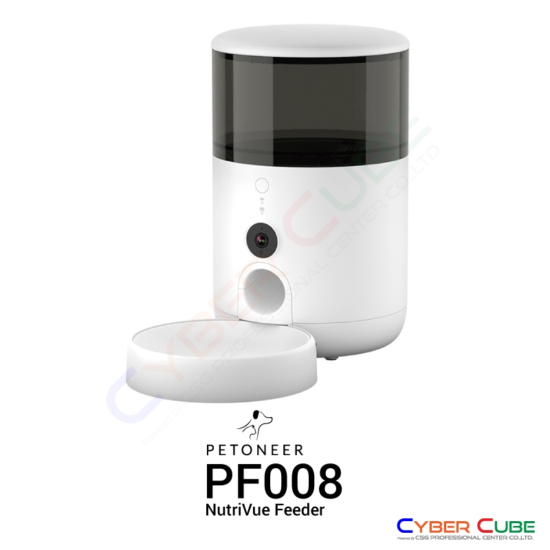 PETONEER NutriVue Feeder PF008 SMART PET FEEDER ( เครื่องให้อาหารสัตว์เลี้ยง อัจฉริยะ พร้อมกล้อง ...
