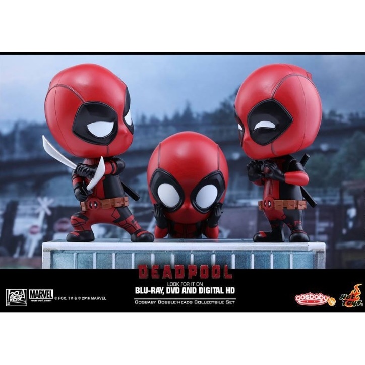 HOT TOYS COSBABY : DEADPOOL Movie : DEADPOOL (3 Pack) | Shopee Thailand