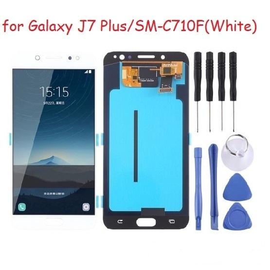 หน้าจอ อะไหล่จอ จอชุด samsung galaxy J7 plus,C710F/DS จอ + ทัช จอชุด ...