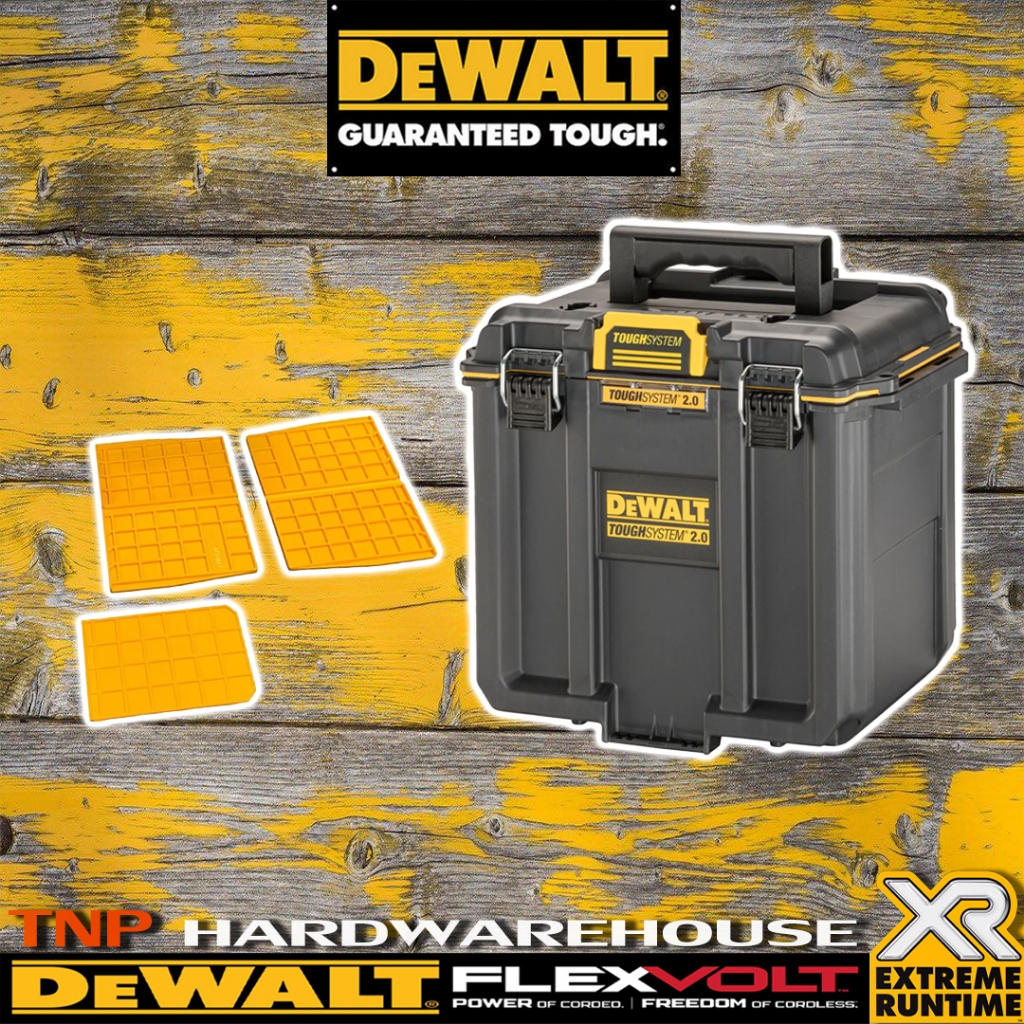 DEWALT กล่อง กล่องเครื่องมือ ทรงลึก ขนาด 1/2 Size TOUGHSYSTEM 2.0 รุ่น ...