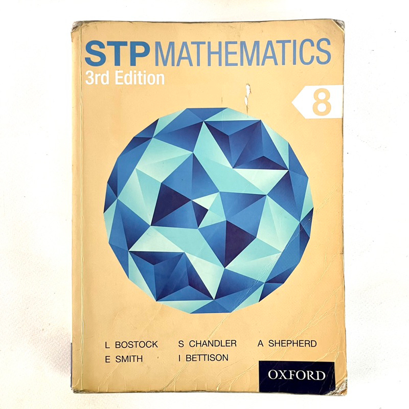 STP Mathematics 8 Third Edition/ Oxford University Press/ Textbook ...