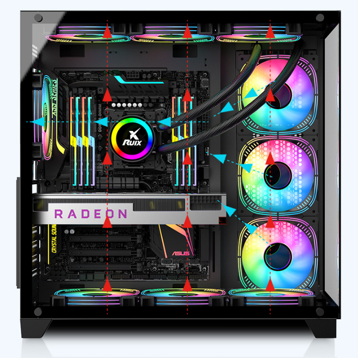 (มีของพร้อมส่ง ) Ruix pro max ATX/ MATX เคส ราคาประหยัด งานดี | Shopee ...