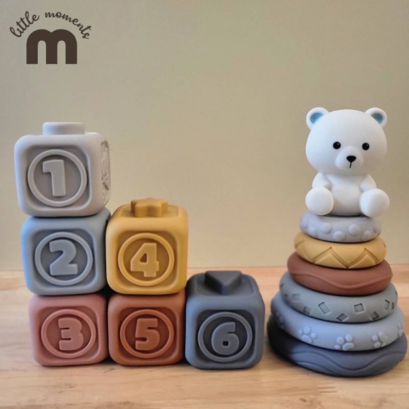 ของเล่น 2 In 1 Stacking Circle & Blocks | Shopee Thailand