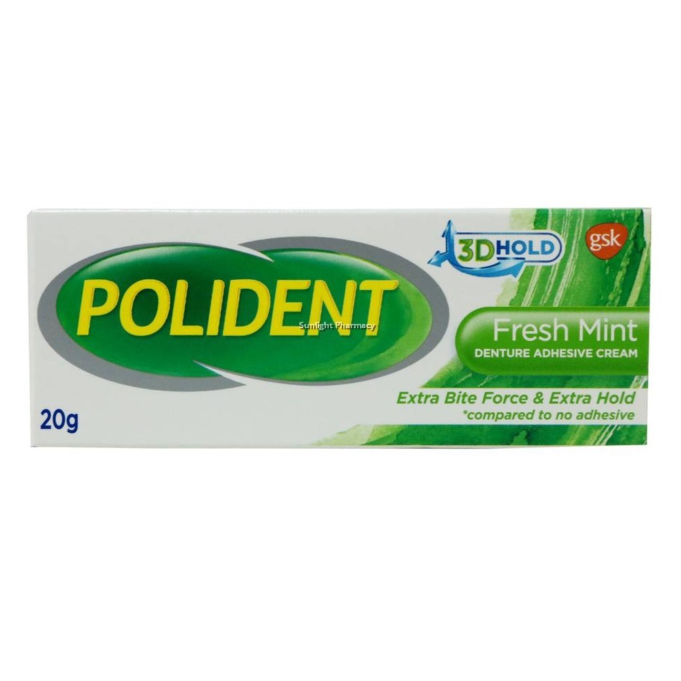 Polident pro retainer 30 เม็ด / POLIDENT Fresh Mint 20 /60 G ติดฟันปลอม ...