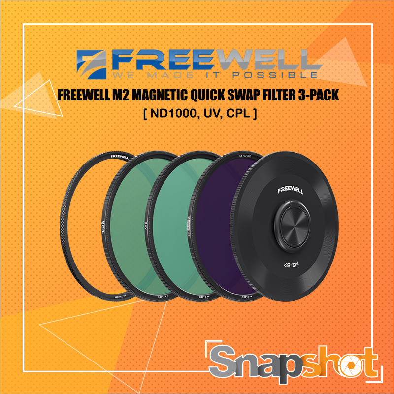 FREEWELL M2 MAGNETIC QUICK SWAP FILTER 3-PACK [ND1000, UV, CPL] [FW-M2 ...