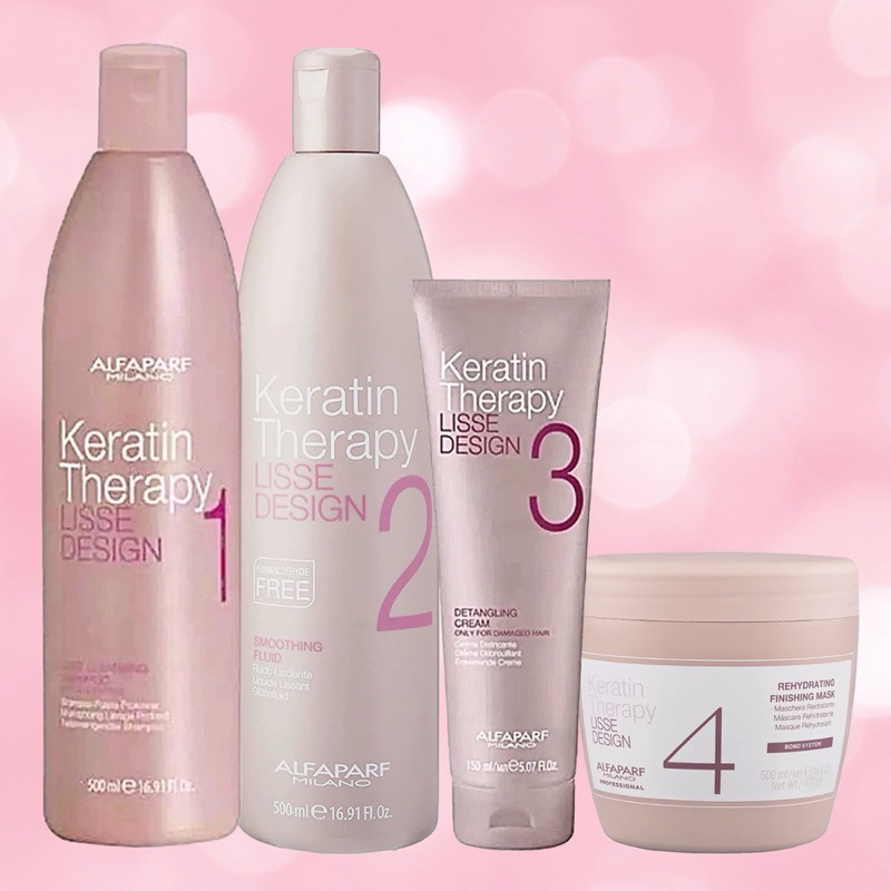 ALFAPARF LISSE DESIGN KERATIN 150 500 ML.เคราติน ให้ผมเรียบตรง ลดชี้ฟู ...