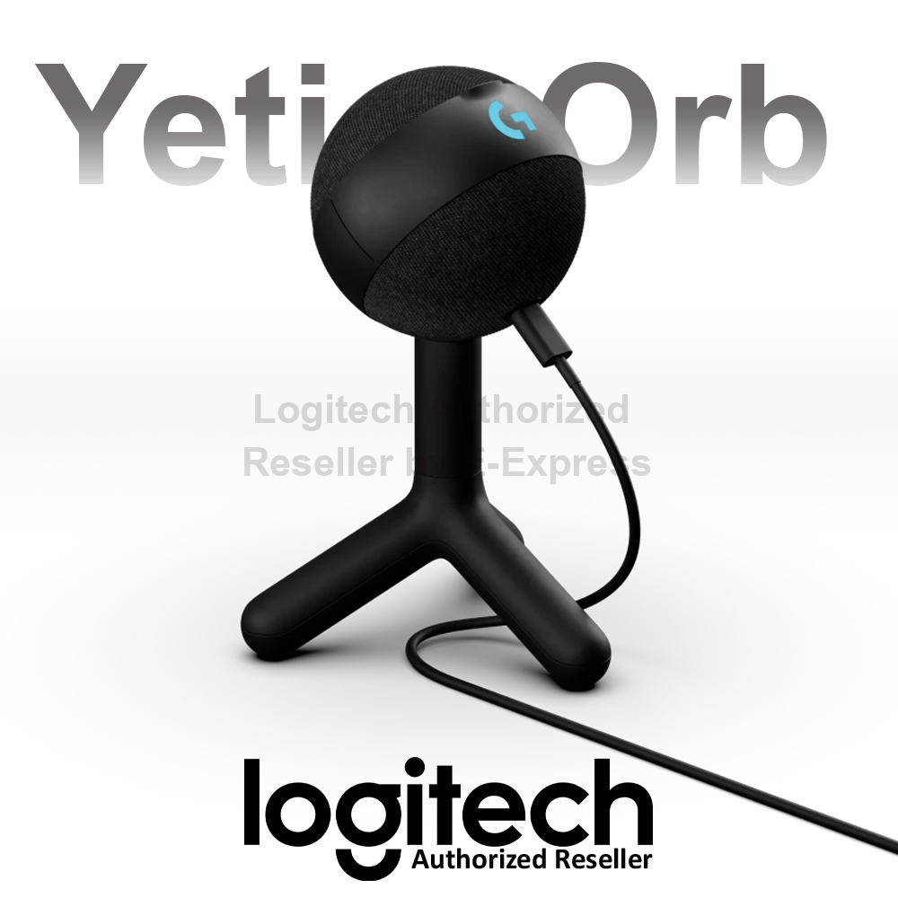 Logitech Yeti Orb RGB Gaming Mic With LIGHTSYNC (Black) ไมโครโฟน สีดำ ...