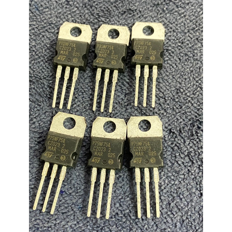 P75NF75 แท้ MOSFET 80A75V ชนิดN TO-220มีพร้อมส่งในไทย | Shopee Thailand