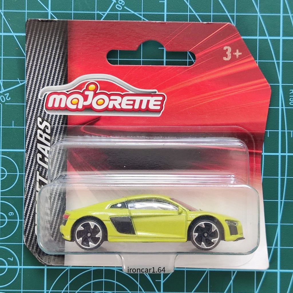 majorette audi r8 สีเขียวเหลืองๆ | Shopee Thailand
