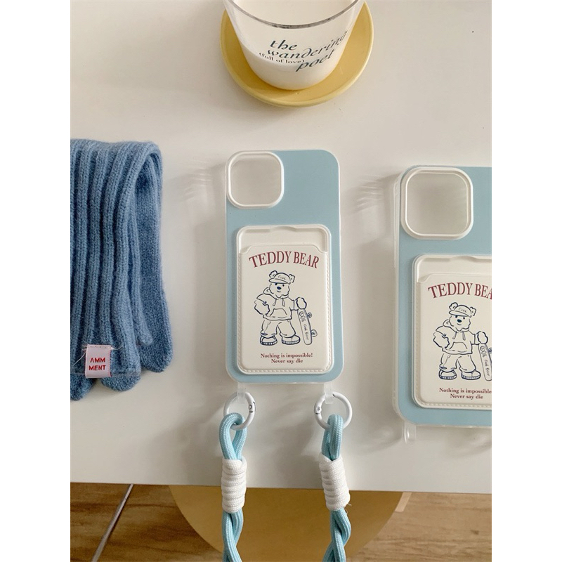 (แจกโค้ด20%กรอก INC589VG ช่องโค้ดช้อปปี้) เคสip teddy bear ใส่บัตรได้ ...