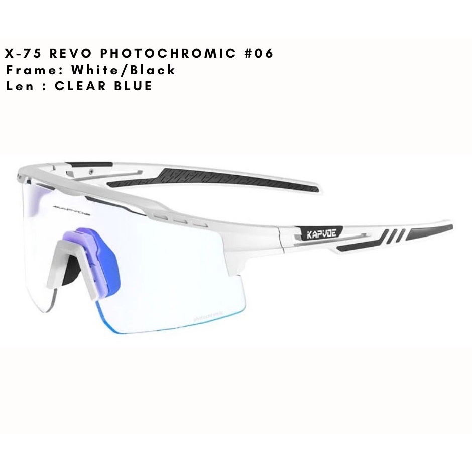 แว่นตากันแดดจักรยาน Kapvoe X-75 Revo-Photochromic | Shopee Thailand