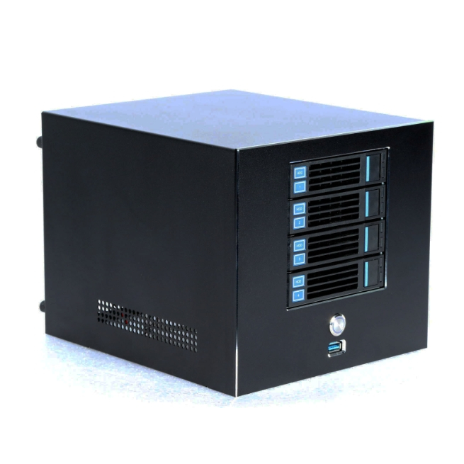 Nas ITX Case for mainboard itx support hdd.4tray | Shopee Thailand