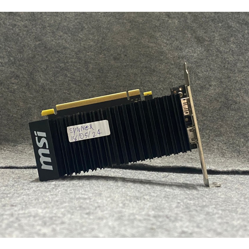 การ์ดจอ VGA MSI GT 1030 2GH LP OC GDDR4 สินค้ามือสอง ไม่มีกล่อง มี ...