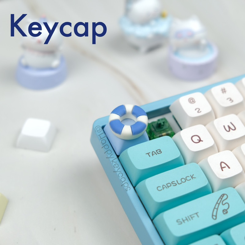 คีย์แคปห่วงยาง Keycap custom Mechanical, Handmade keycaps | Shopee Thailand